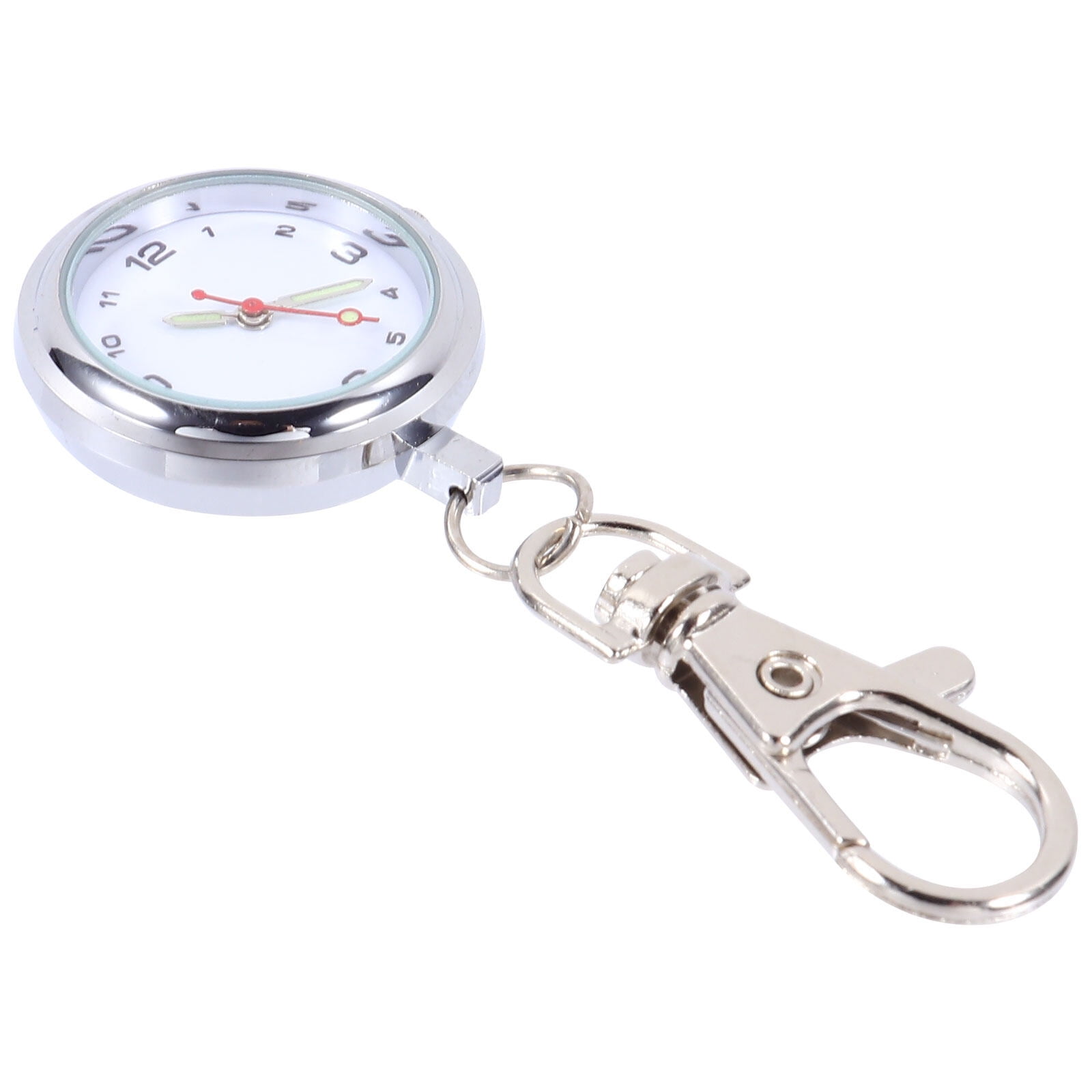 HINTRMENT 1Set Pocket Watch With Luminous Hands Silver Glass Alloy For ...
