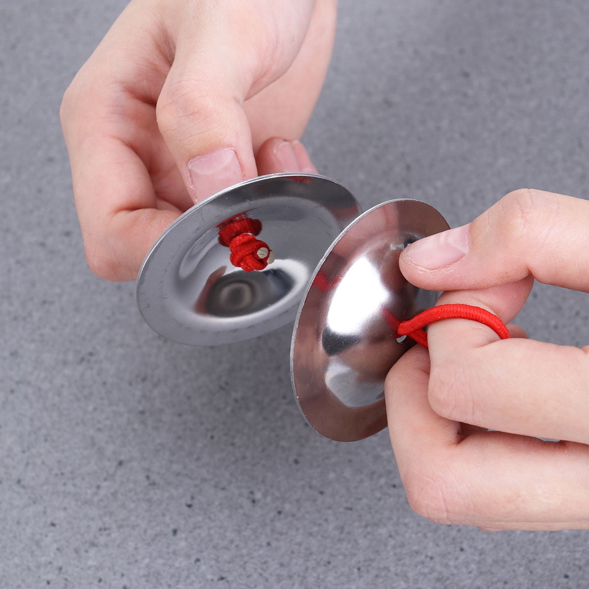 HINTRMENT 2.2Inch Mini Finger Cymbals for Kids Small Musical ...