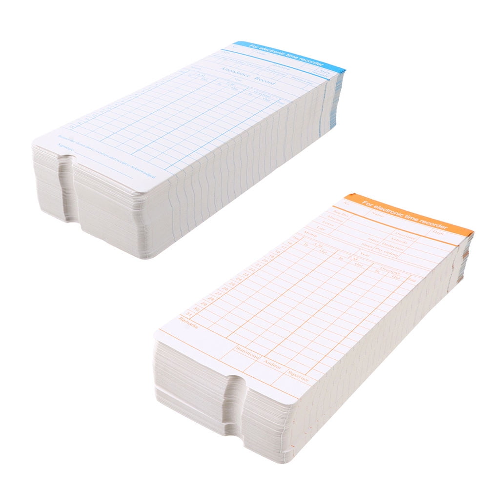 HINTRMENT 200 Sheets Assorted Color for Attendance Tracking Office Use ...