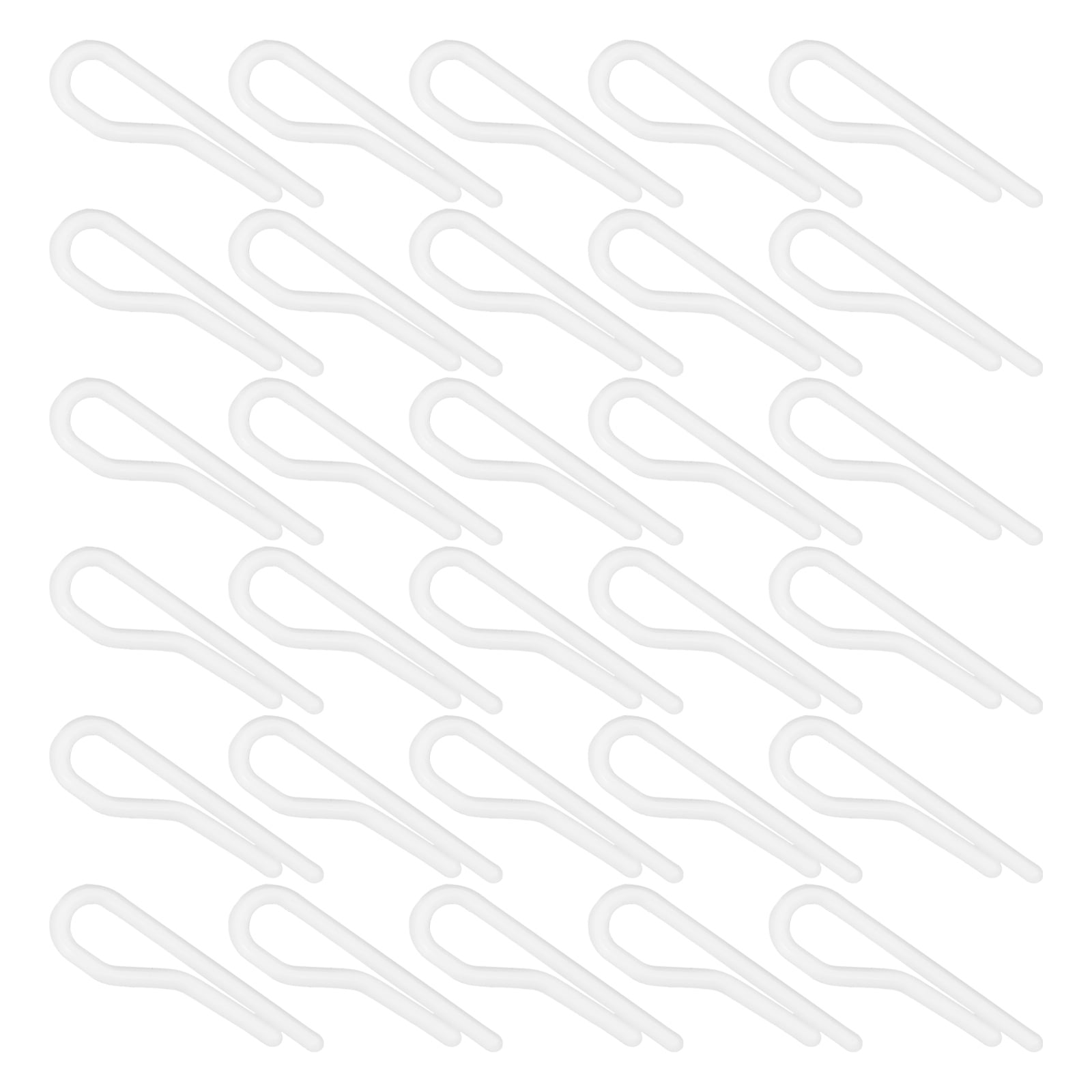 HINTRMENT 200Pcs Shirt Clamps White Plastic Clothes Fixing Clips For ...