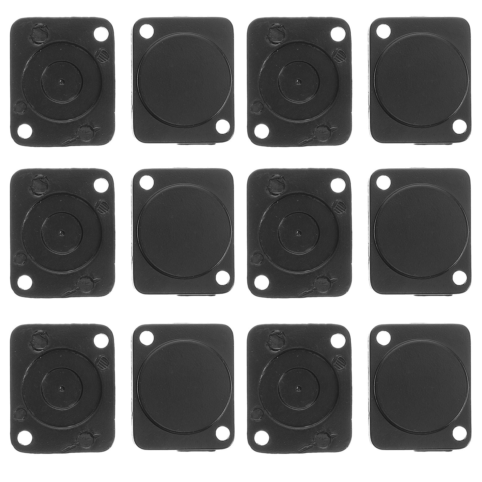 HINTRMENT 20Set Wall Hole Cover Black Metal for Cable Management in ...