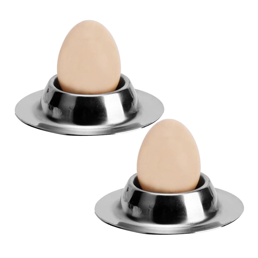 HINTRMENT 2Pcs Counter Egg Holder Modern Design Boiled Egg Stand for Restaurant Use Guests ...