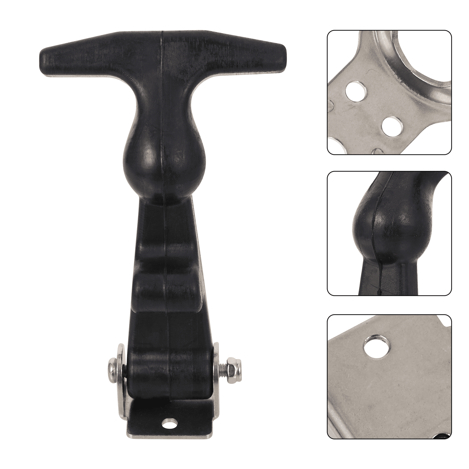 HINTRMENT 2Pcs Over-Center Draw Latch Stainless Steel Rubber For ...