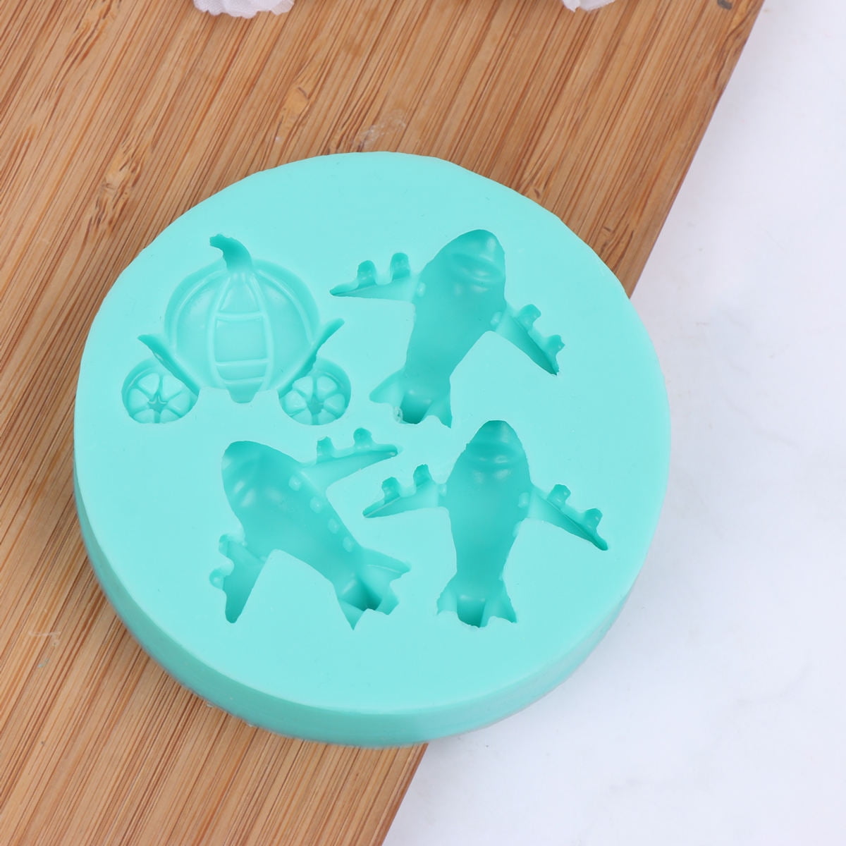 HINTRMENT 2Set Reusable Silicone Cake Flipping Modeling Molds Non-Stick ...