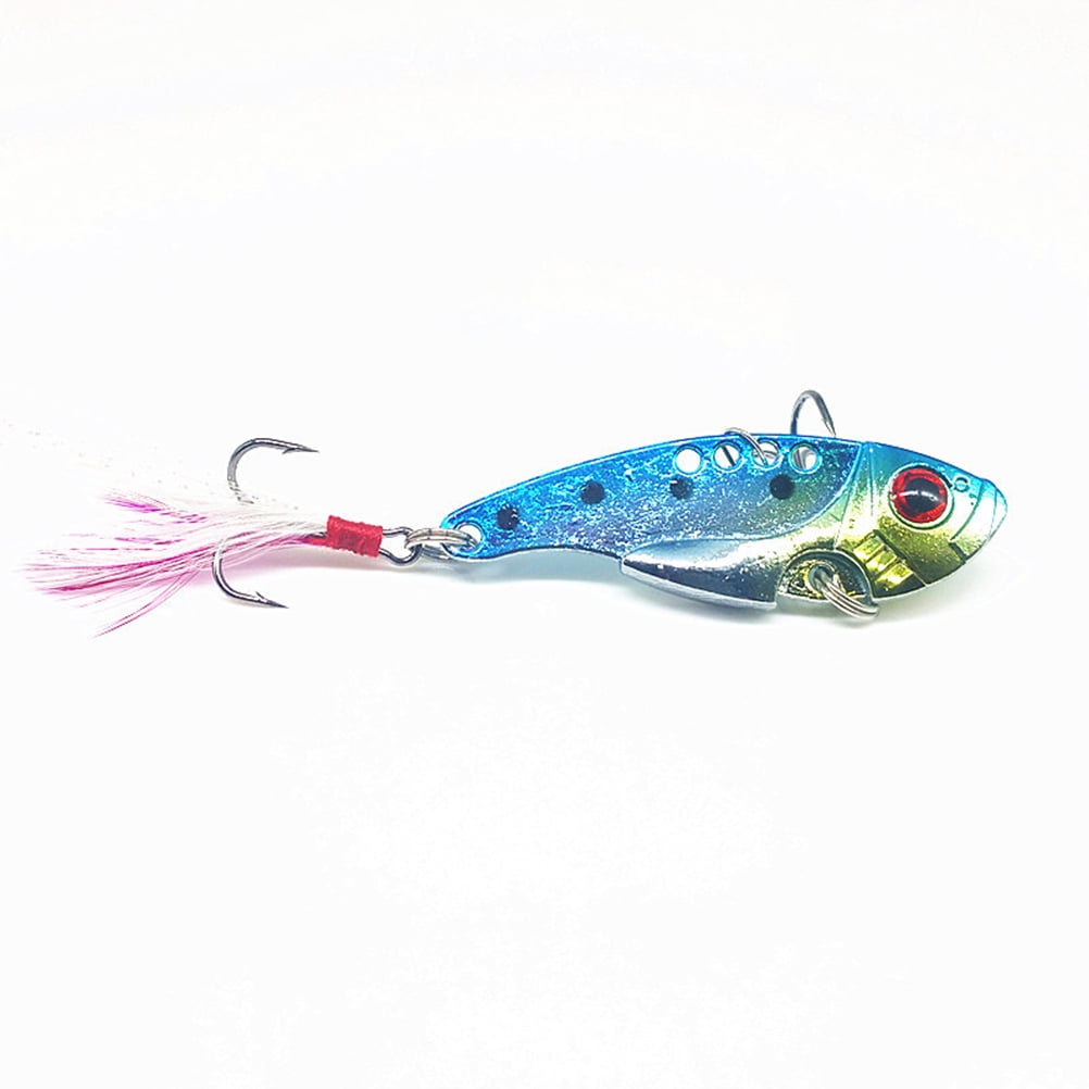 HINTRMENT 4Set Metal Fishing Lure Assorted Color Fish Shape for ...