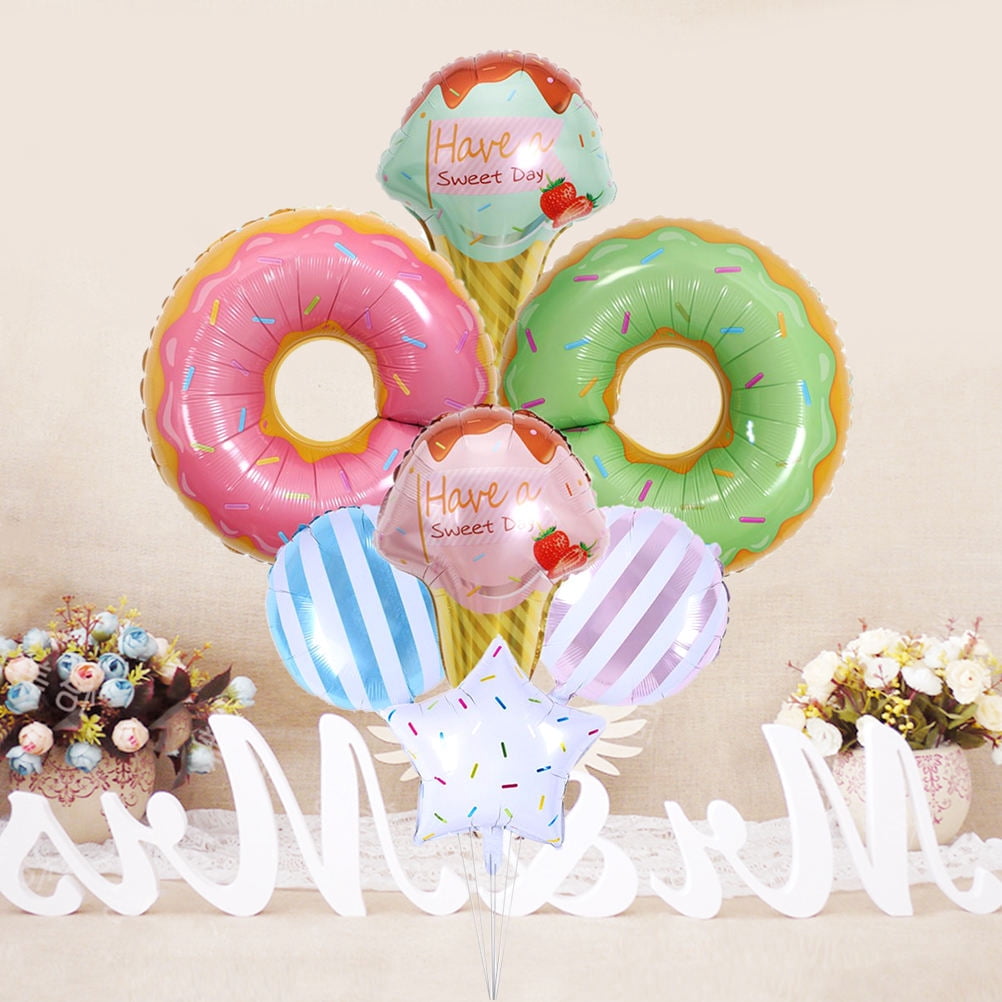 HINTRMENT 6Pack Five-pointed Star Aluminum Foil Balloon for Family and ...