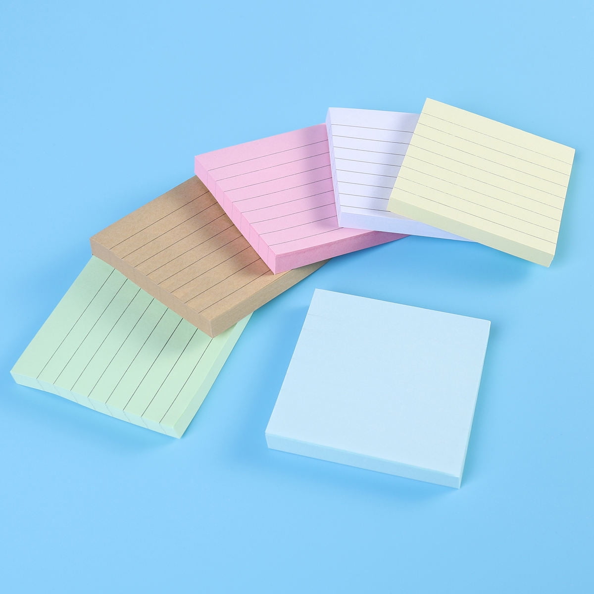 HINTRMENT 6Pcs The Notepad Assorted Color Rectangular Memo Pads for ...