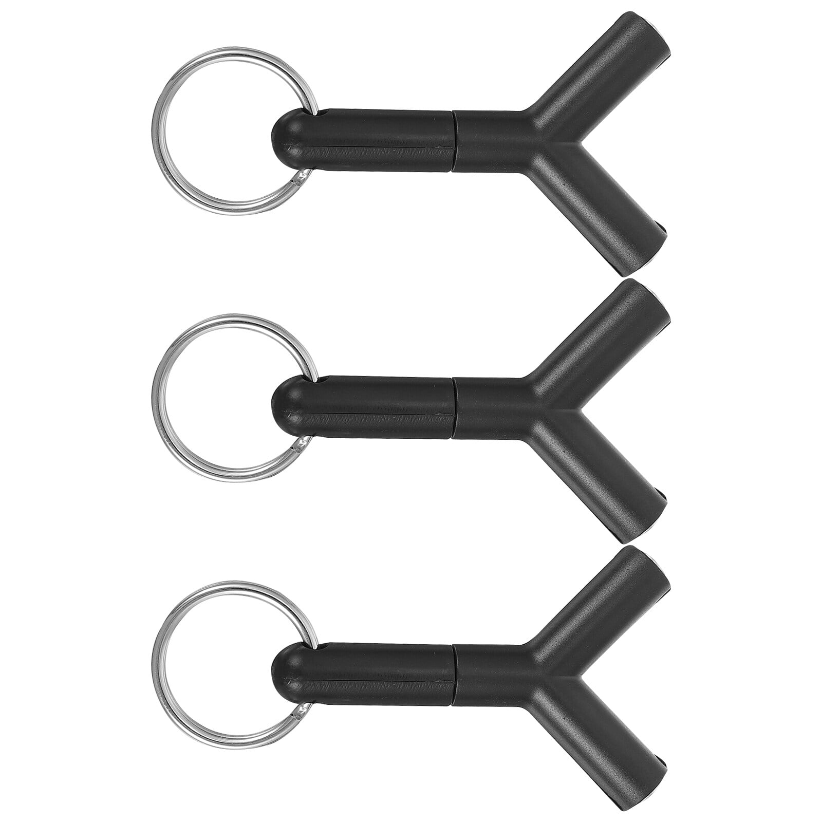 HINTRMENT Black Y-Shape Headset Splitter 3Pcs for Pc Audio Jack Adapter ...