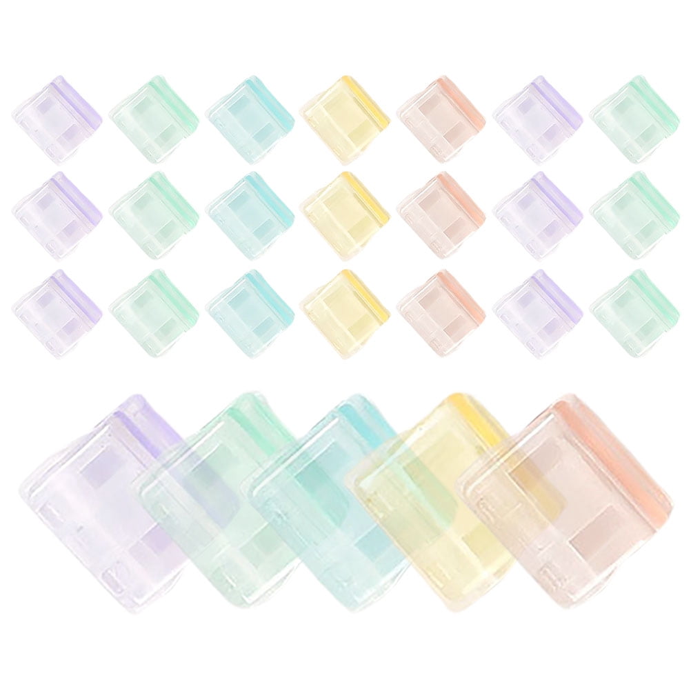 HINTRMENT Cute Paper Clips 50Pcs Assorted Color Rectangular Plastic for ...