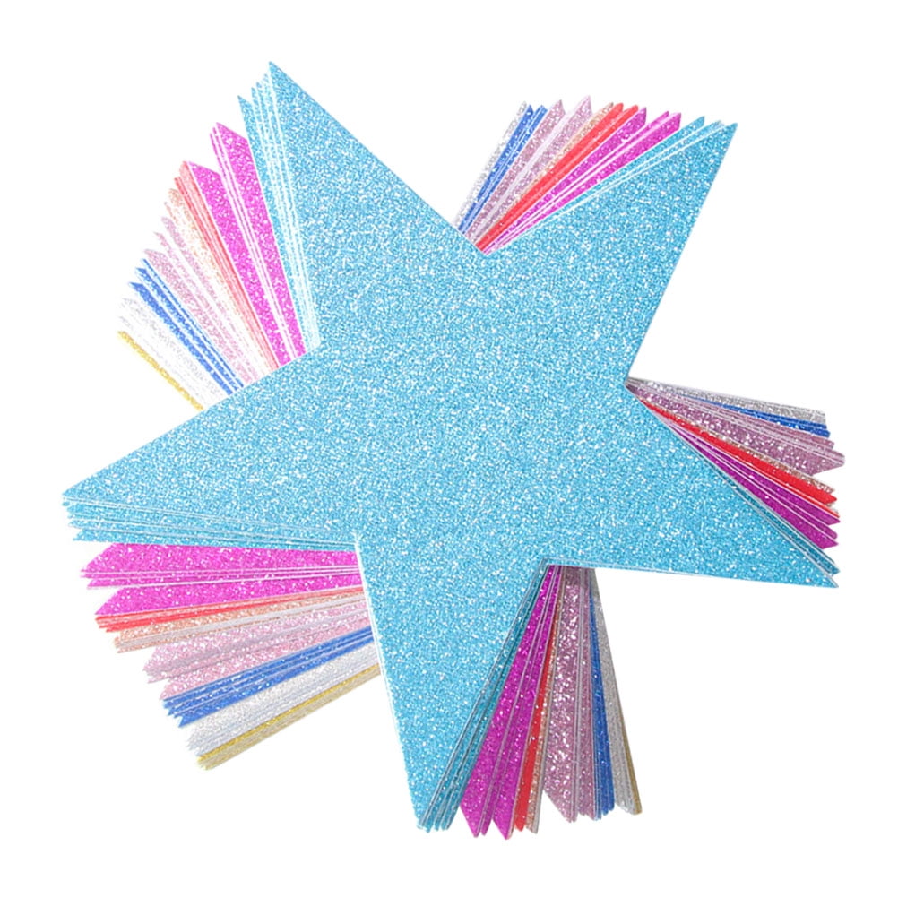 HINTRMENT Cutouts Paper Stars Decoration Assorted Color Star-shaped ...
