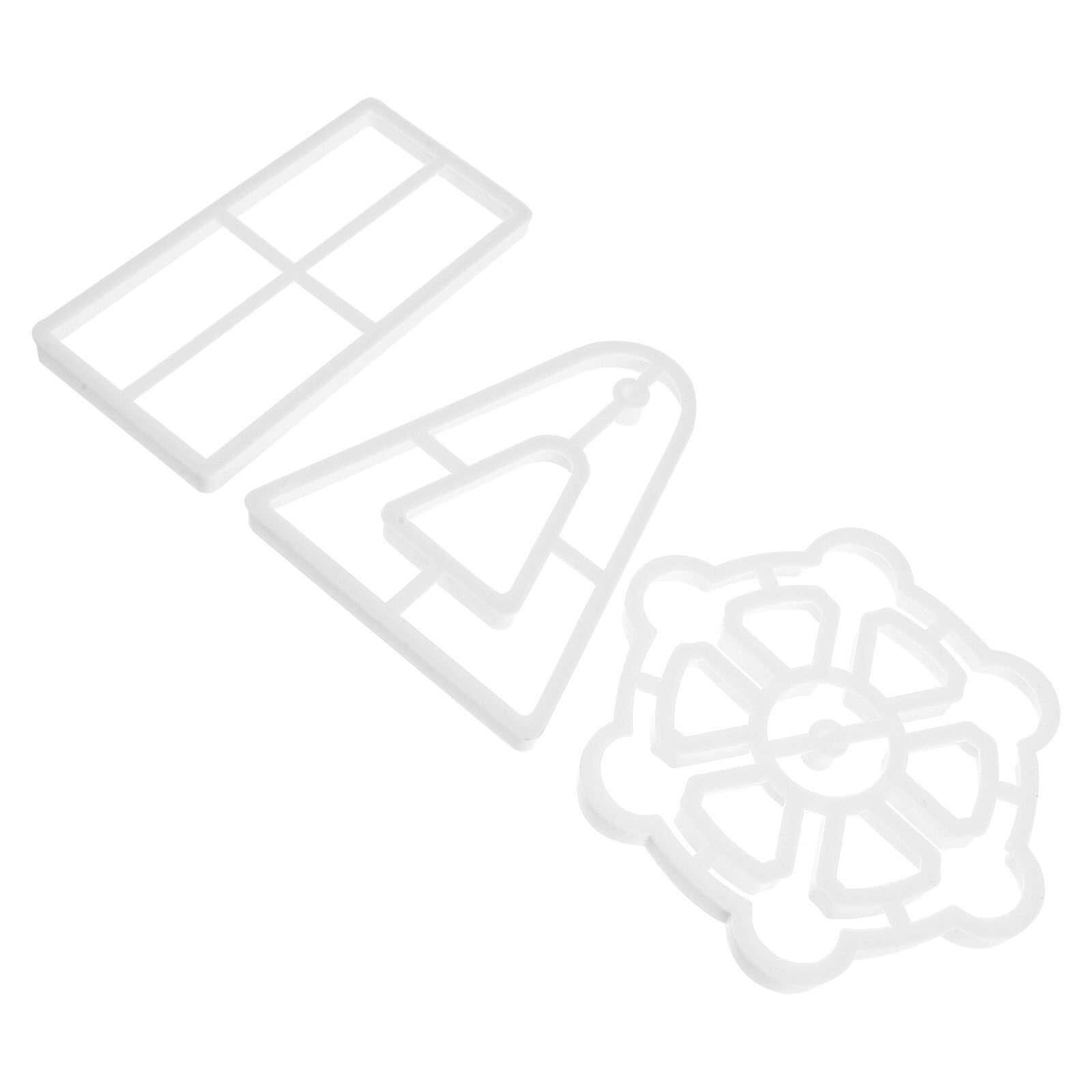 HINTRMENT Ferris Wheel Mold 3Pcs White Red Color Cookie Moulds For ...