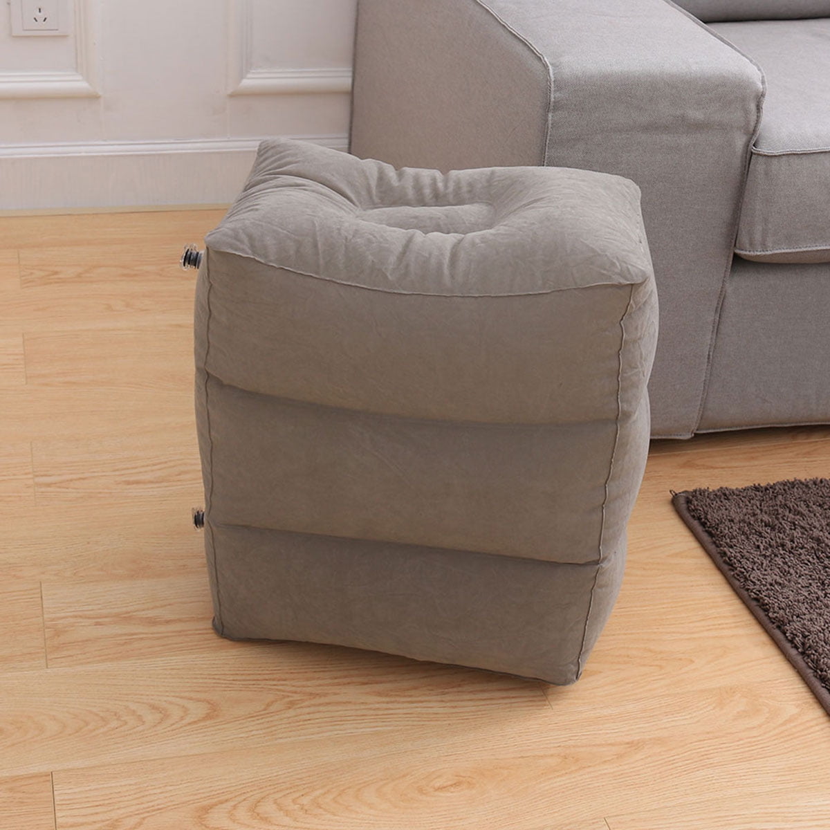 HINTRMENT Inflatable Airplane Leg Rest Pillow Portable Footrest for ...