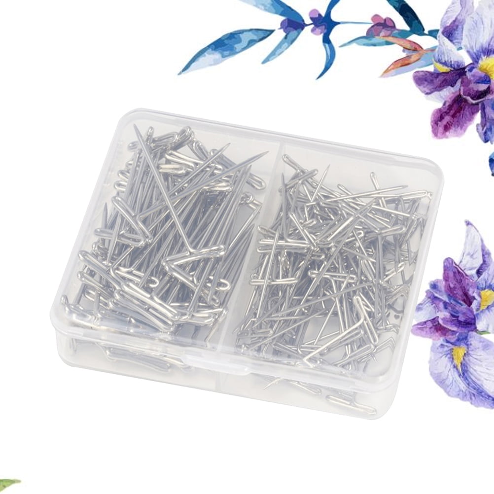 HINTRMENT Knitting Kit 170Pcs T Pins for Hair Styling and Textile Work ...