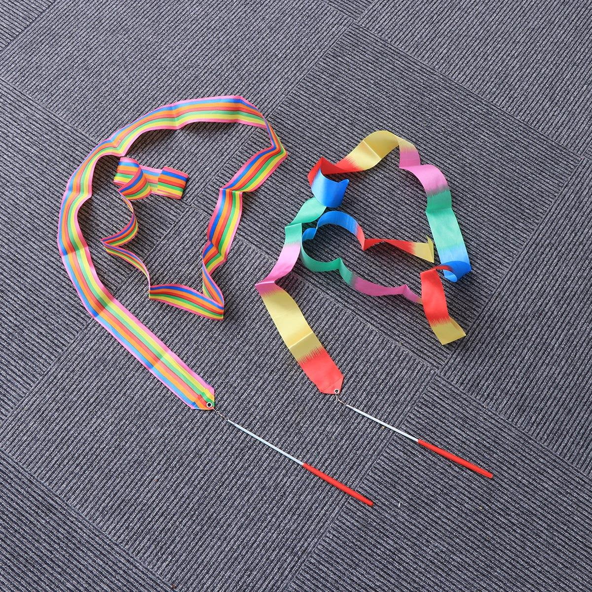 HINTRMENT Rhythmic Gymnastics Ribbon Long Ribbon Cloth Fiberglass For ...