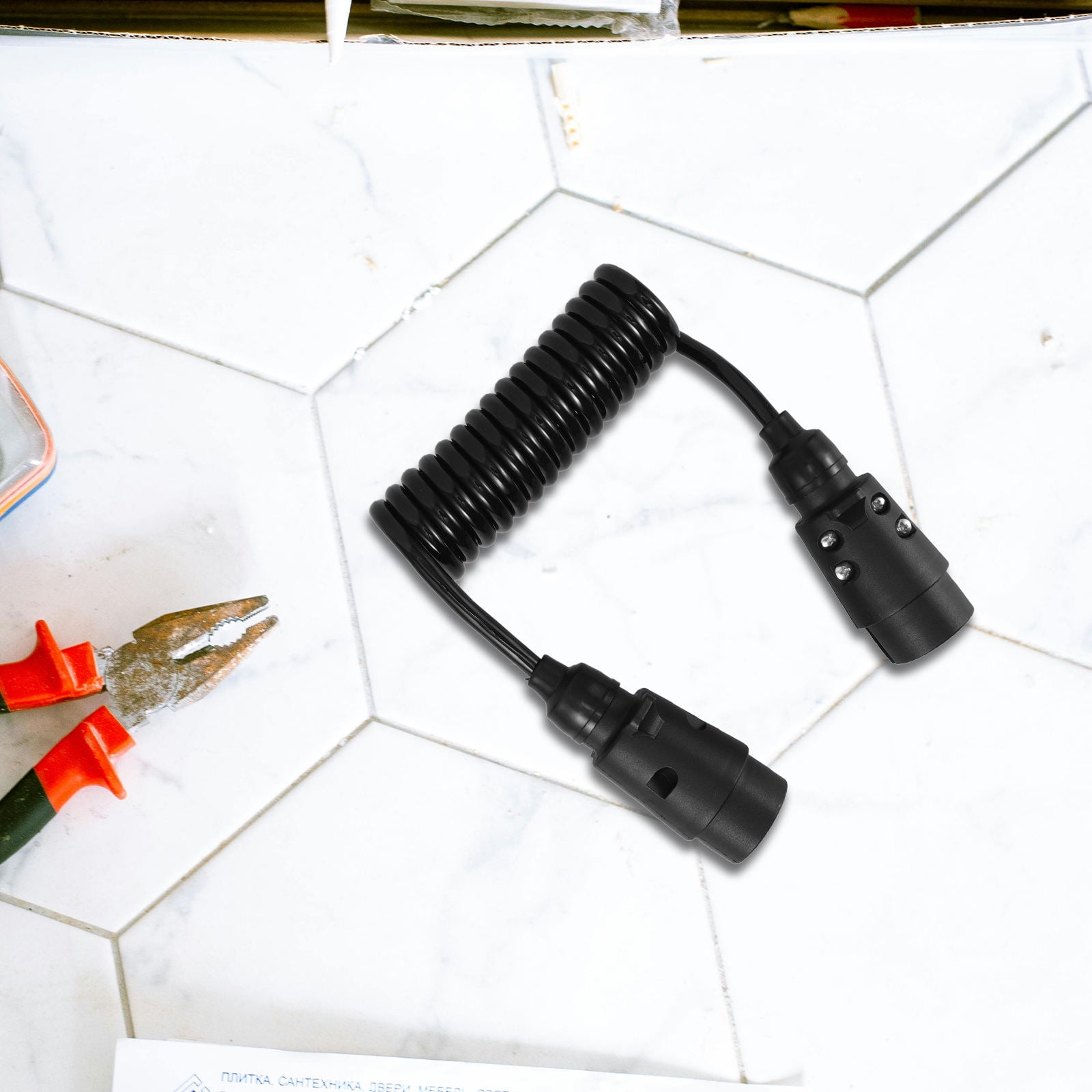 HINTRMENT Truck Trailer Plug Adapter with Stable Connection Copper ...