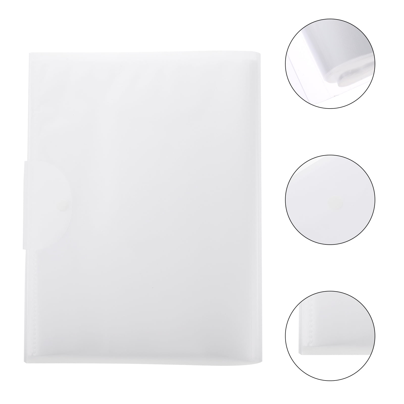 HINTRMENT White Rectangular Plastic File Folder 1Pcs for Office and ...