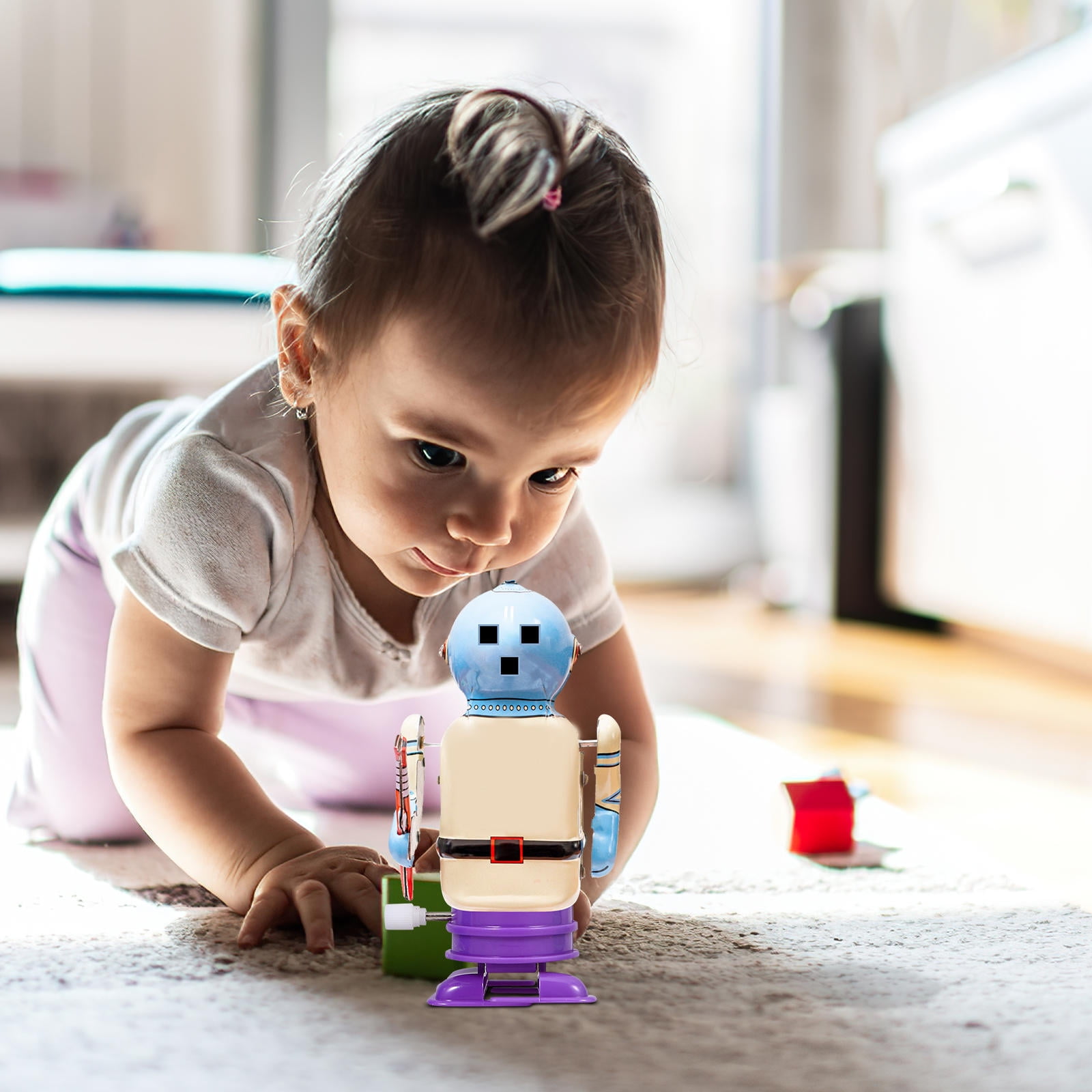 HINTRMENT Windup Robot Clockwork Mechanism Compact Design for Children ...