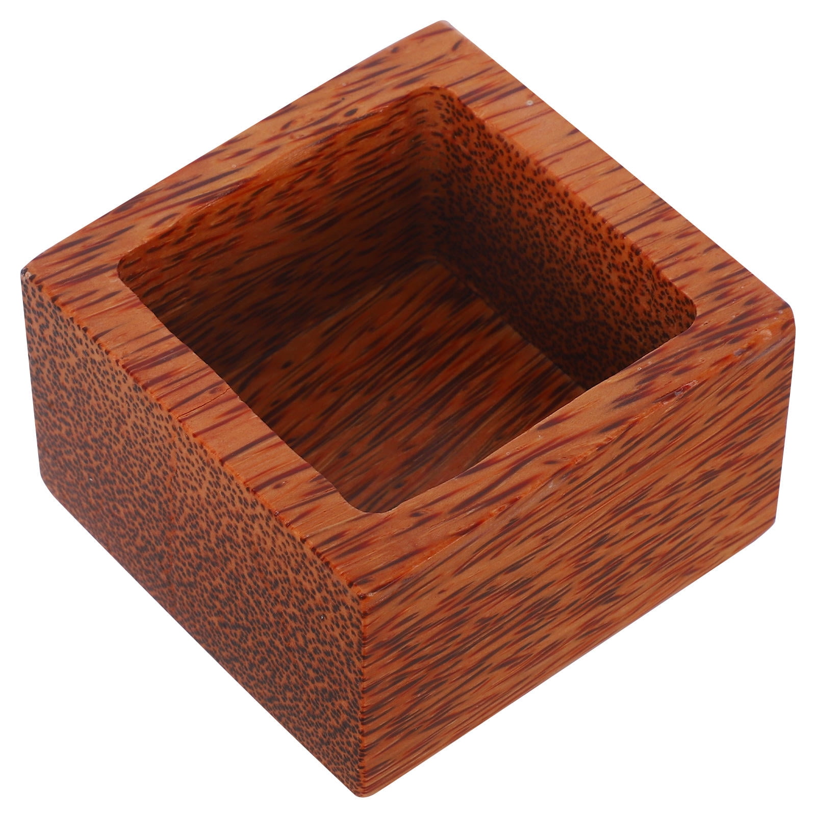HINTRMENT Wooden Sake Cup Container Square Shape 3.3x3.3x2.0in Enhances ...