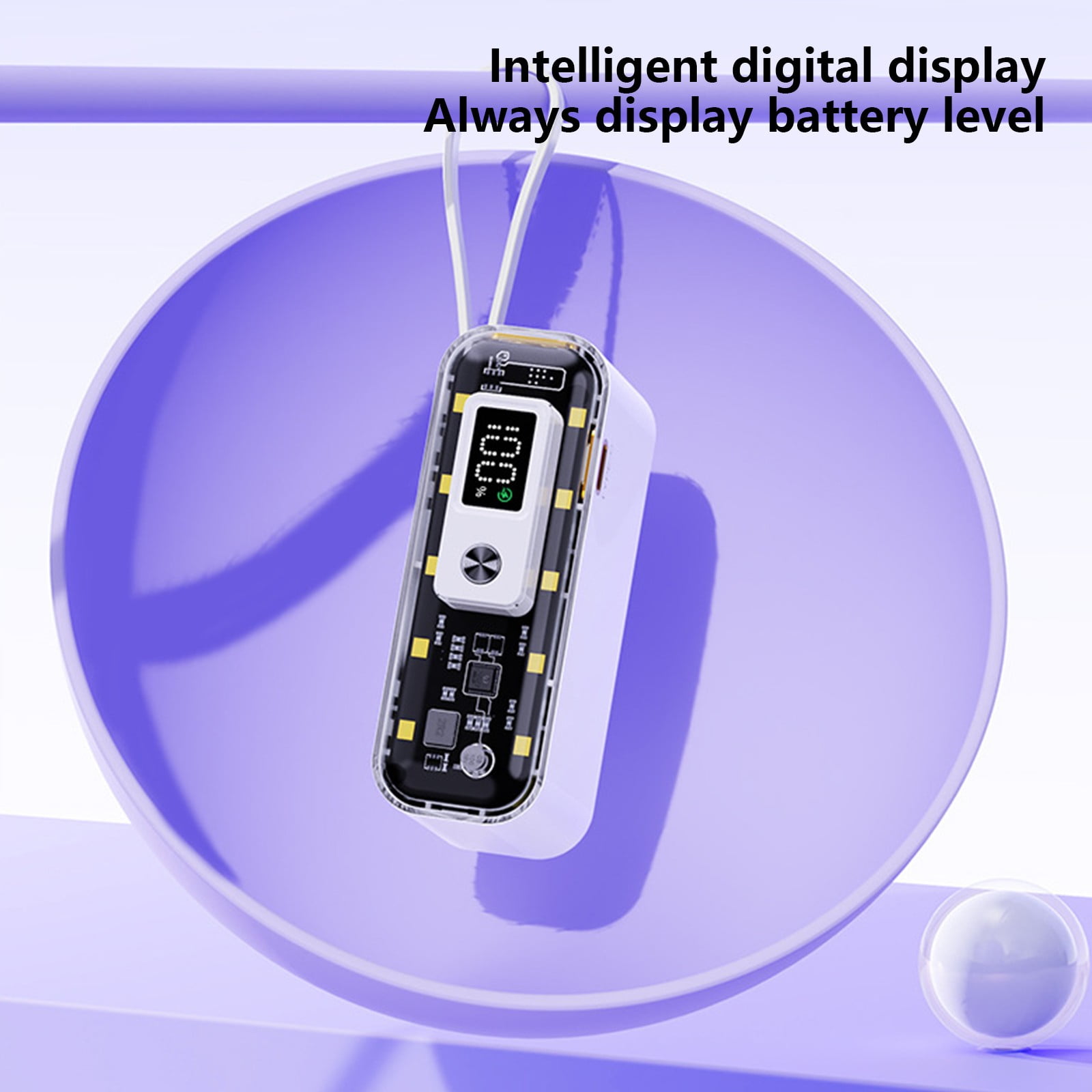 HINTSAN Clearance New Fast Charging PD22.5W Mini 20000 MAh With Cable ...