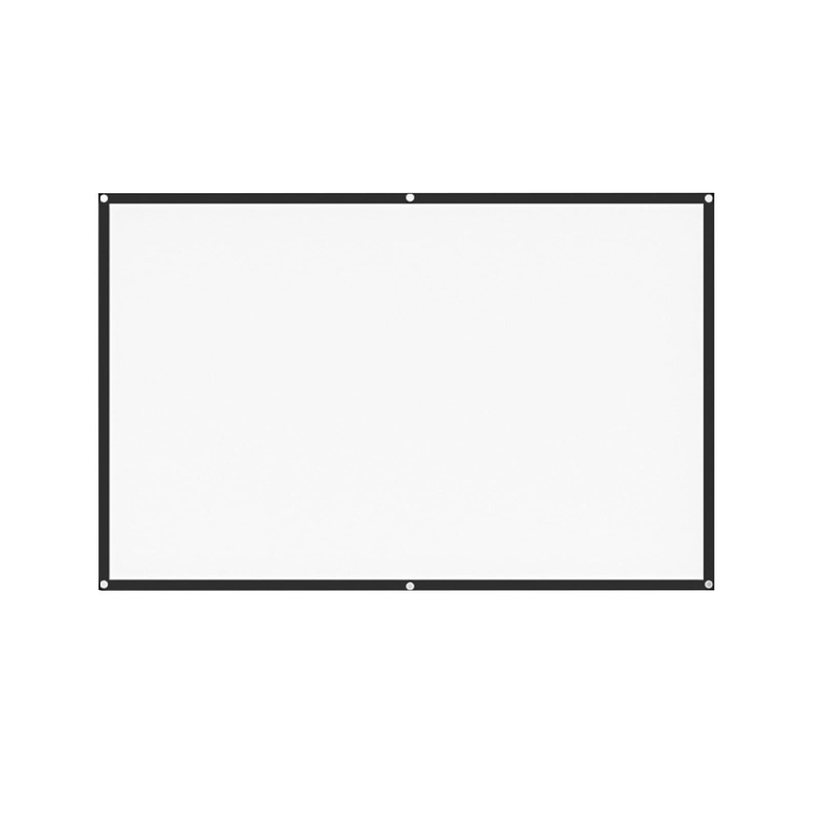 HINTSAN Clearance Projector Screen Movie Projector Screen 16:9 Foldable ...