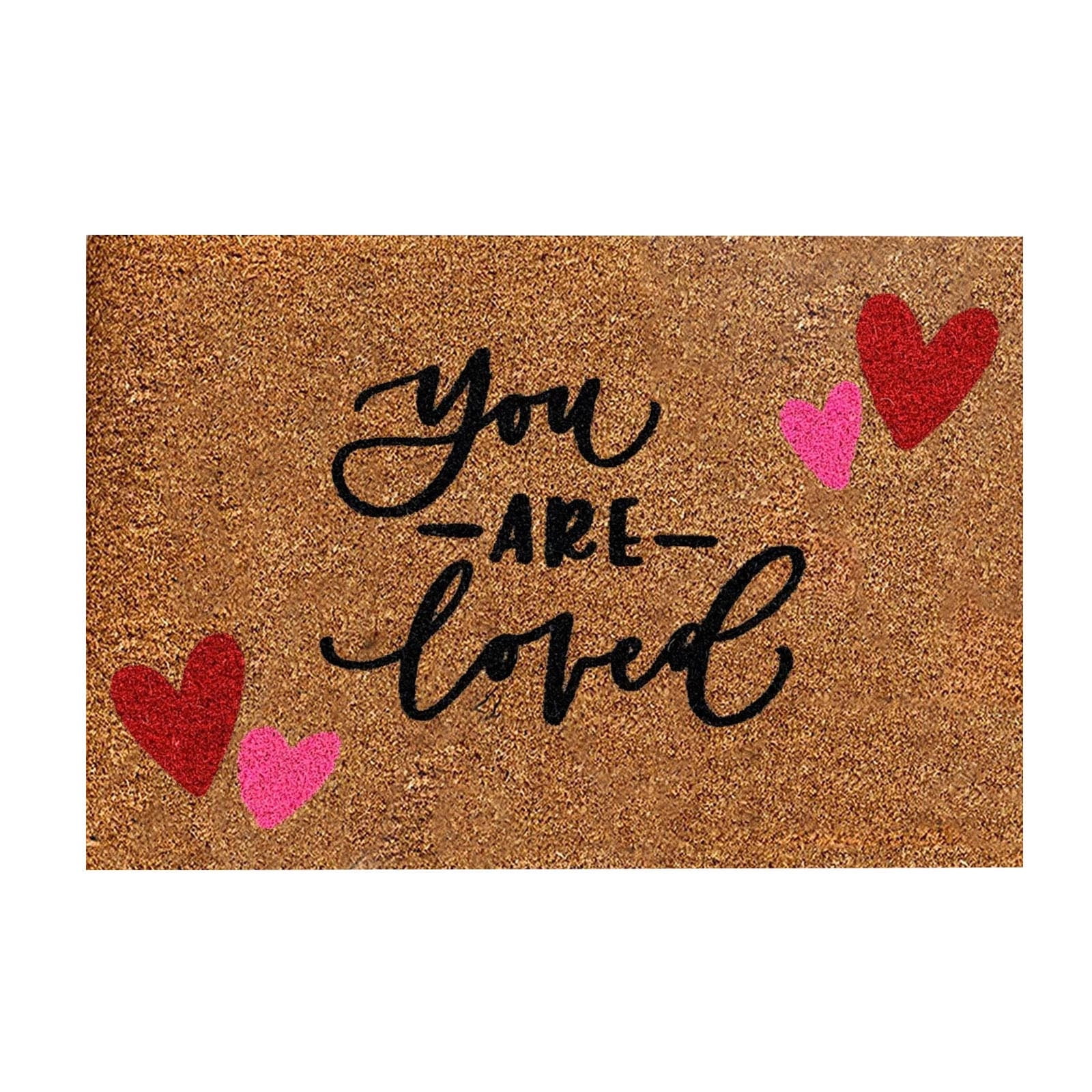 HINTSAN Valentines Day Doormat Be Mine Red Heart Sweet Love Wedding ...