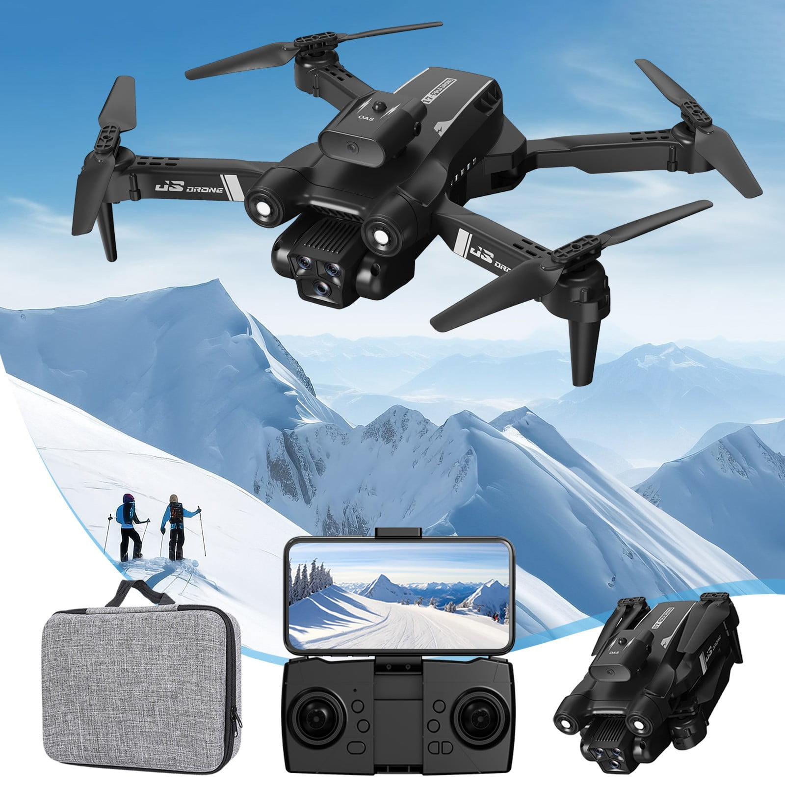 HINTSAN drones with camera for adults WiFi FPV Drone With 1080P HD ...