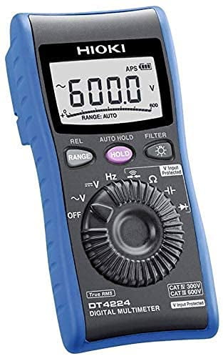 HIOKI DIGITAL MULTIMETER 600V ACDC DT4224 - Walmart.com