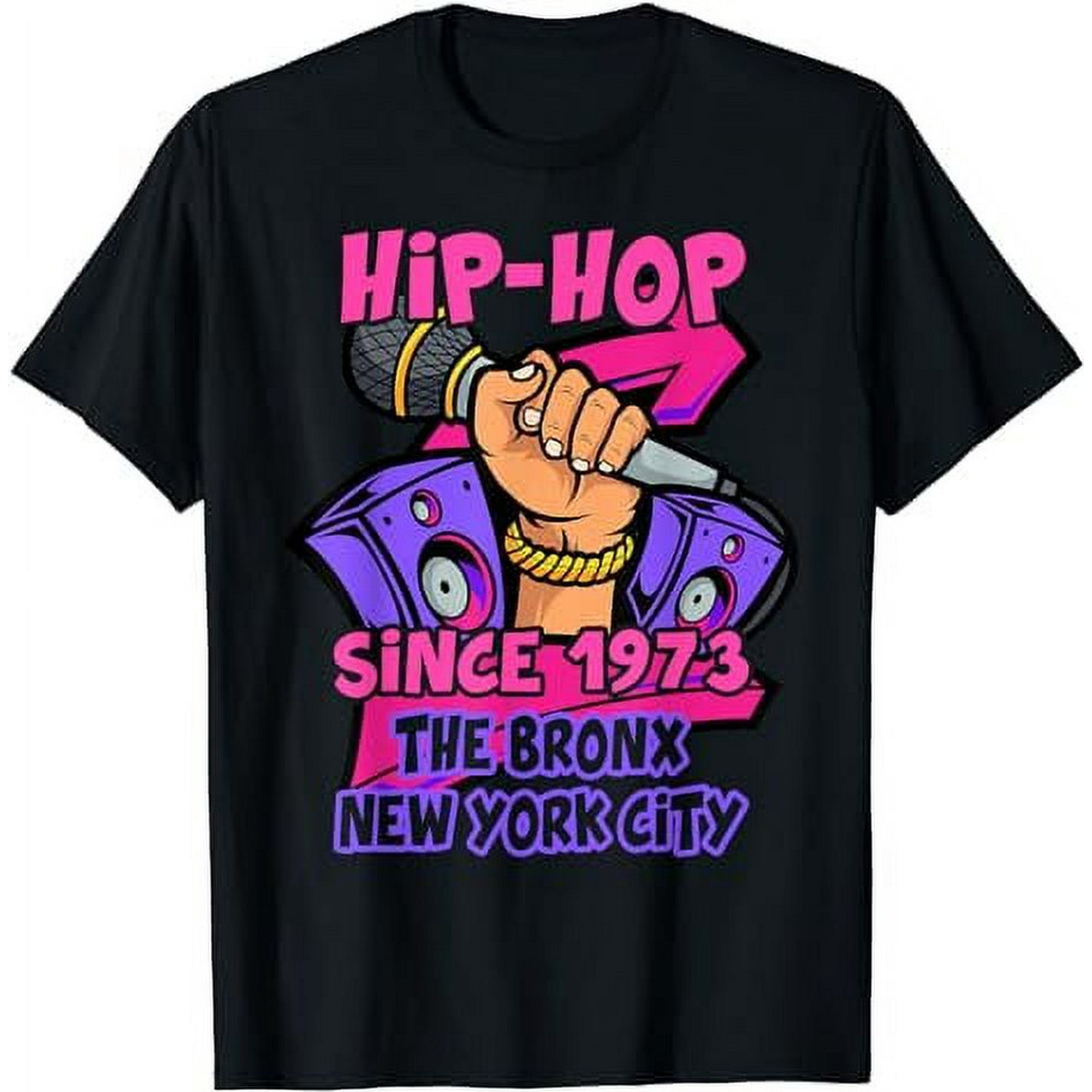 HIP-HOP 50 YEARS OLD SINCE 1973 THE BRONX NEW YORK CITY T-Shirt ...