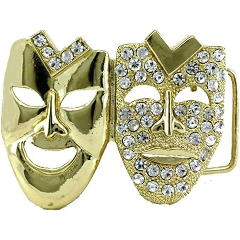 Laugh Now Cry Later Mardi Gras Masks