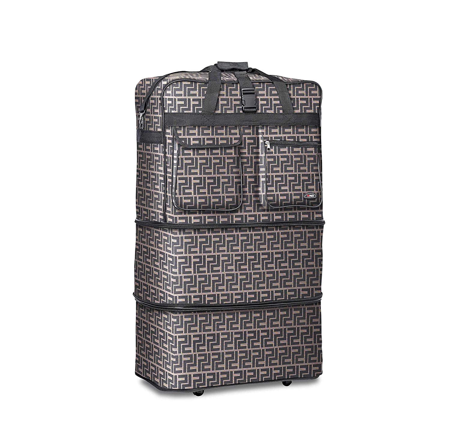 HIPACK 39" 600D PRINTED WHEEL BAG - COFFEE - Walmart.com