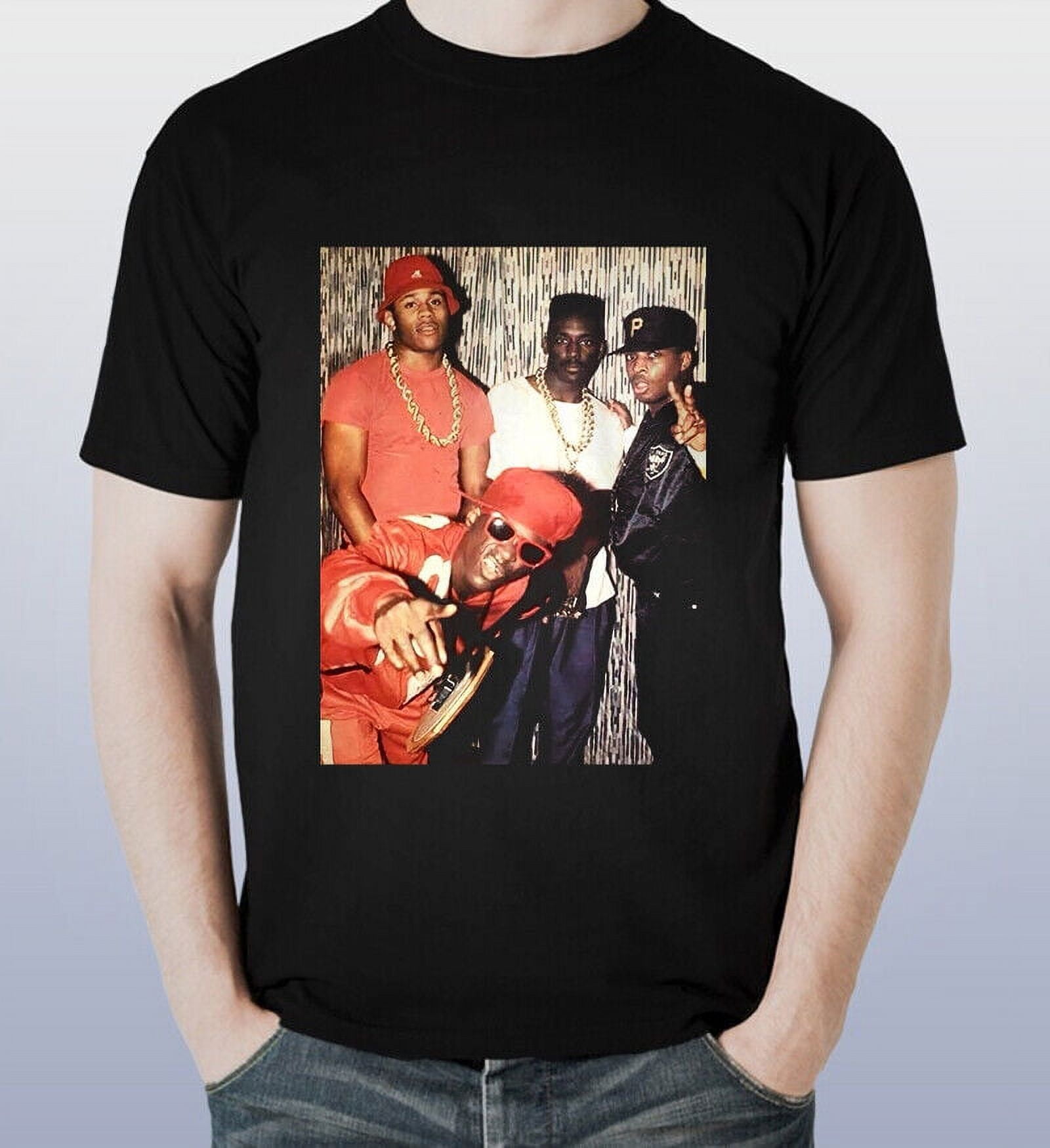 HIPHOP LL COOL J X BIG DADDY KANE Short Slevee Black T-Shirt - Walmart.com