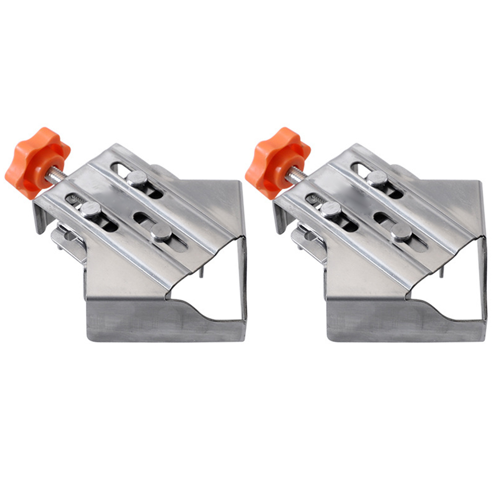 HIPKZ 1/2/4pcs 90 Degree Fixing Clips Adjustable Swing Jaw Stainless ...