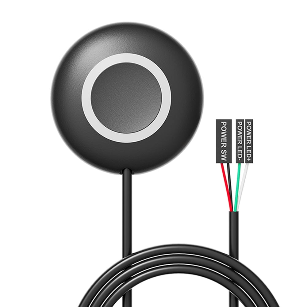 HIPKZ 1.6M Desktop Computer Aluminum Alloy On Off Power Sw Cables Pc ...