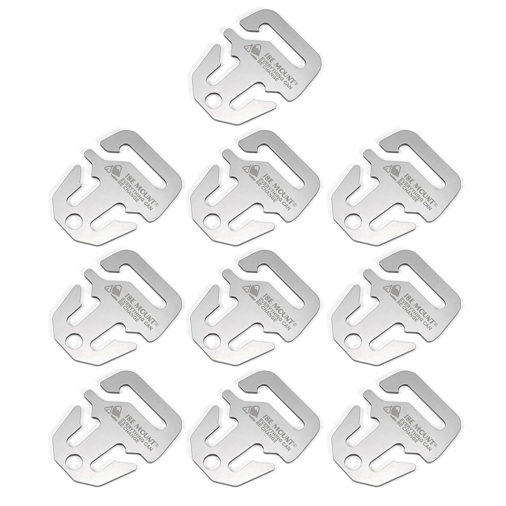 HIPKZ 10Pcs Tent Tarp Buckle Awning Fastener For Camping Tent Canopy ...