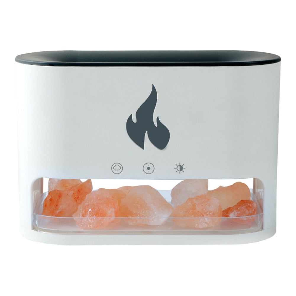 HIPKZ 250ml Himalayan Salt Lamp Scent Diffuser with 7 Colors Light ...