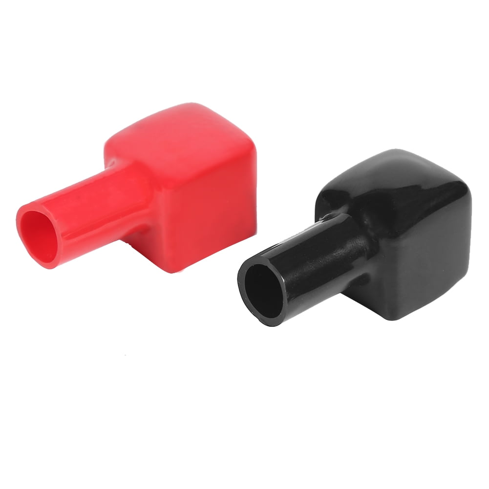 HIPKZ 2Pcs Car Battery Negative Positive Terminal Covers Black & Red ...