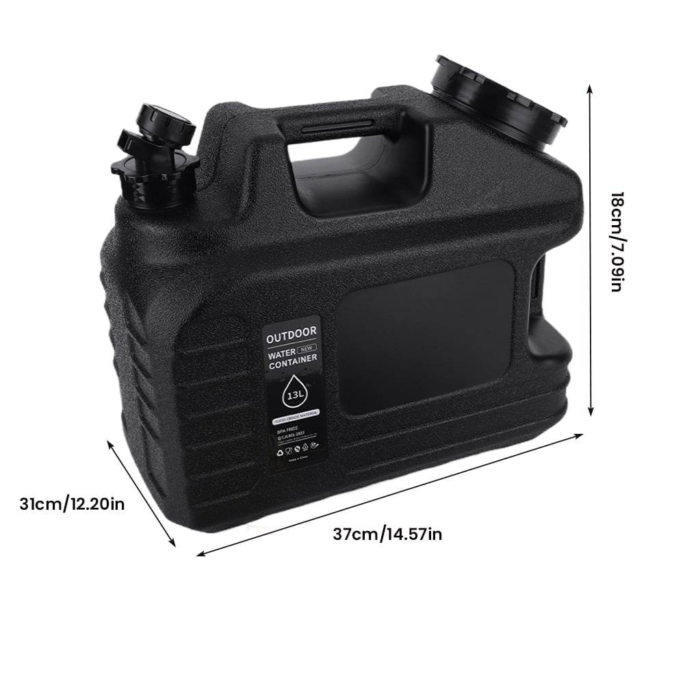 HIPKZ 3.5 Gallon Water Jug, Thickened Water Storage Overlanding Gear ...