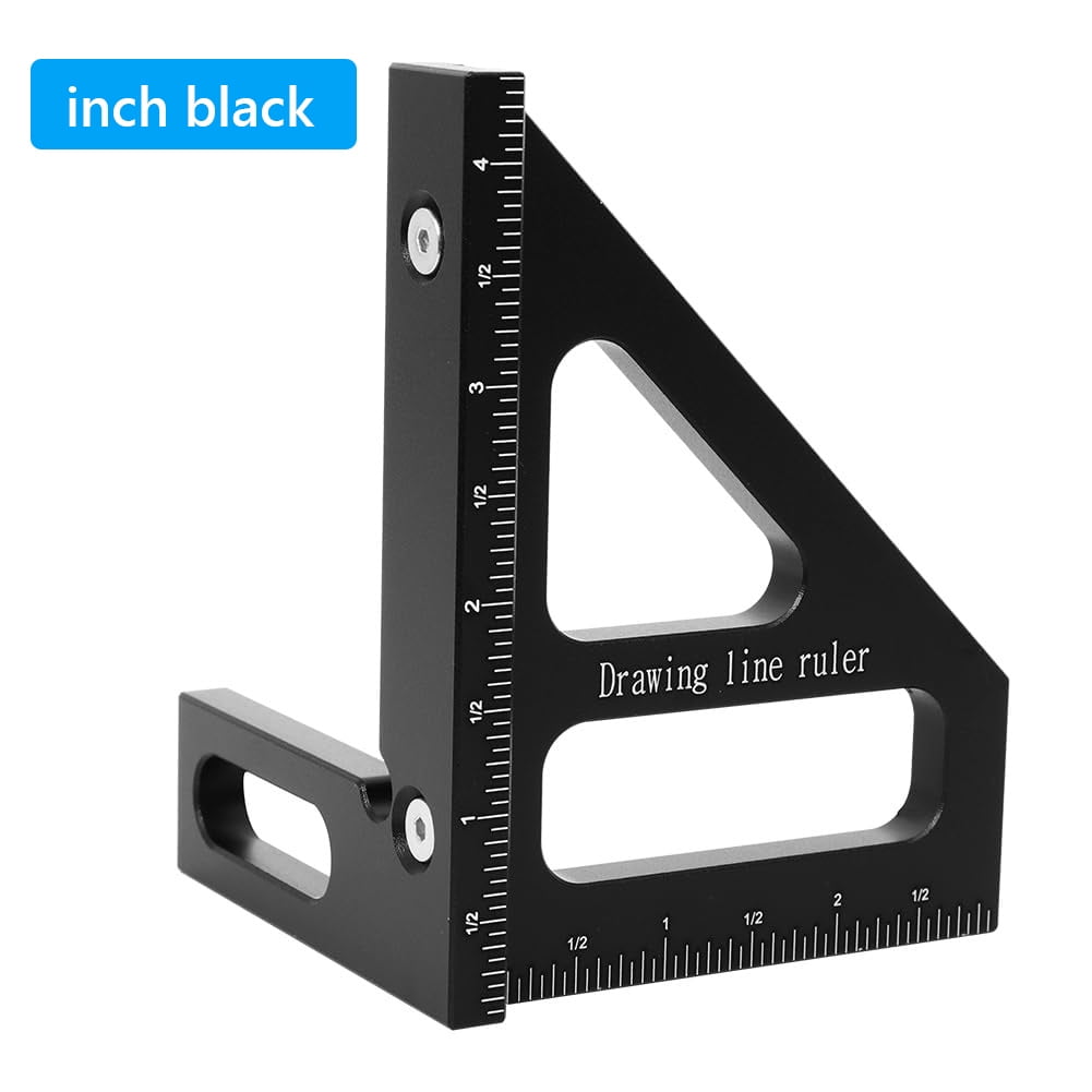 HIPKZ 3D Multi-angle Ruler Square Protractor Multi-function Utility ...