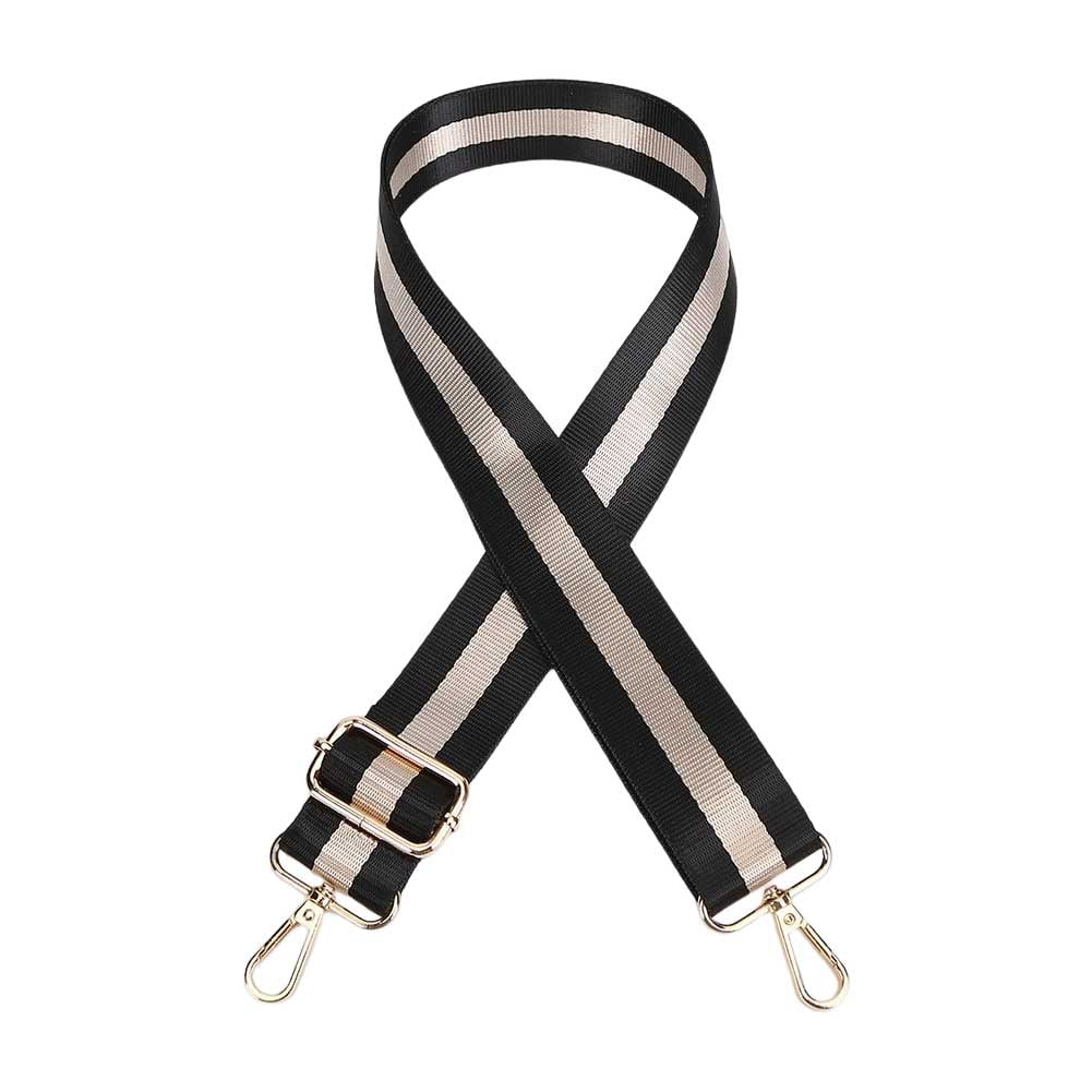 HIPKZ 4cm Shoulder Strap Belt Geometric Stripe Printing Replacement ...