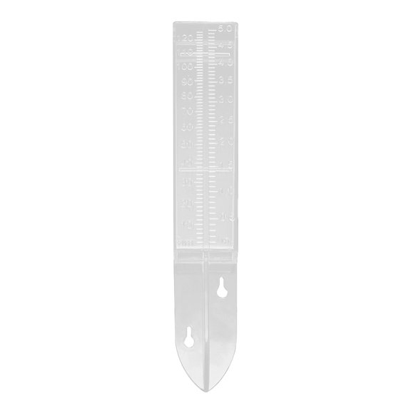 Topadorn Garden Decor Lady Girl Rain Gauge Stake with Plastic Udometer ...