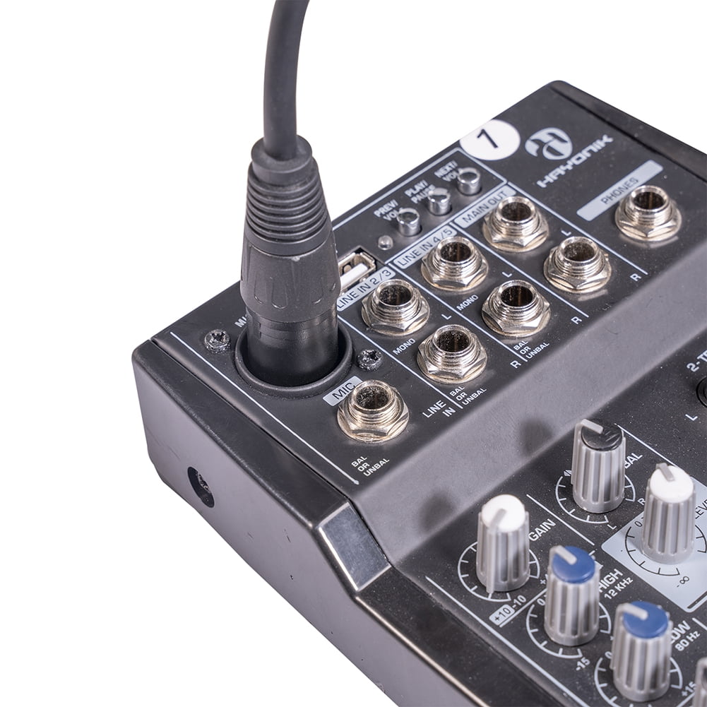 HIPKZ 6.35mm 1/4 Inch Mic Cable Xlr 6.35 Jack Connector TRS To Xlr Male ...