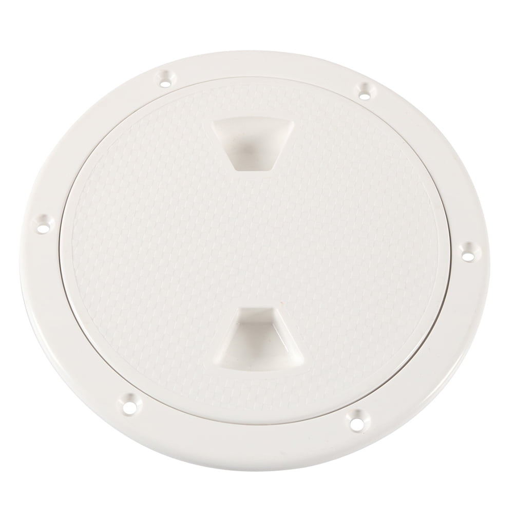 HIPKZ 6/8 Inch White Deck Inspection Plate Hatch Cover Non Slip Plastic ...