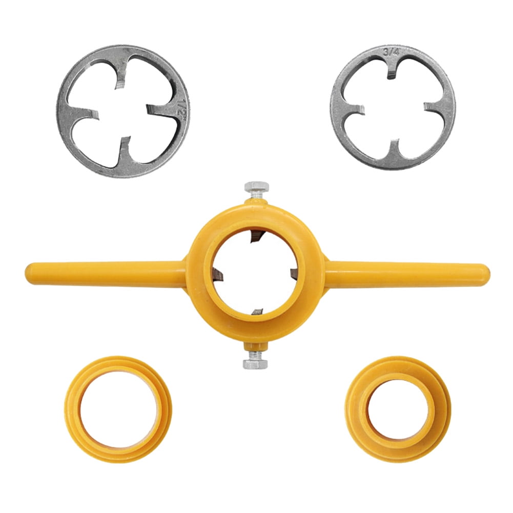 HIPKZ 6pcs Npt Thread Die Set Pvc/npt Thread Maker Tools 1/2 3/4 1 Inch ...