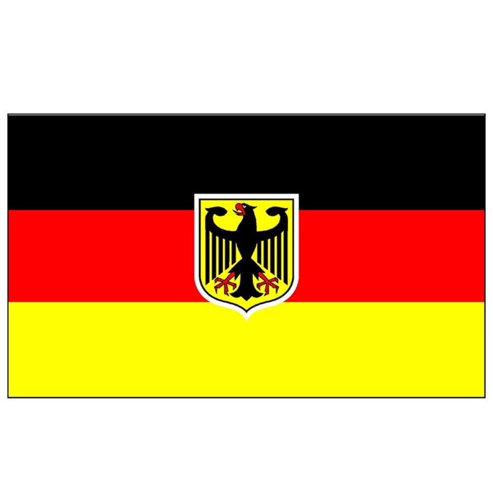 HIPKZ 90x150cm 3x5 Feet Germany National Emblem Flag Polyester Hanging ...