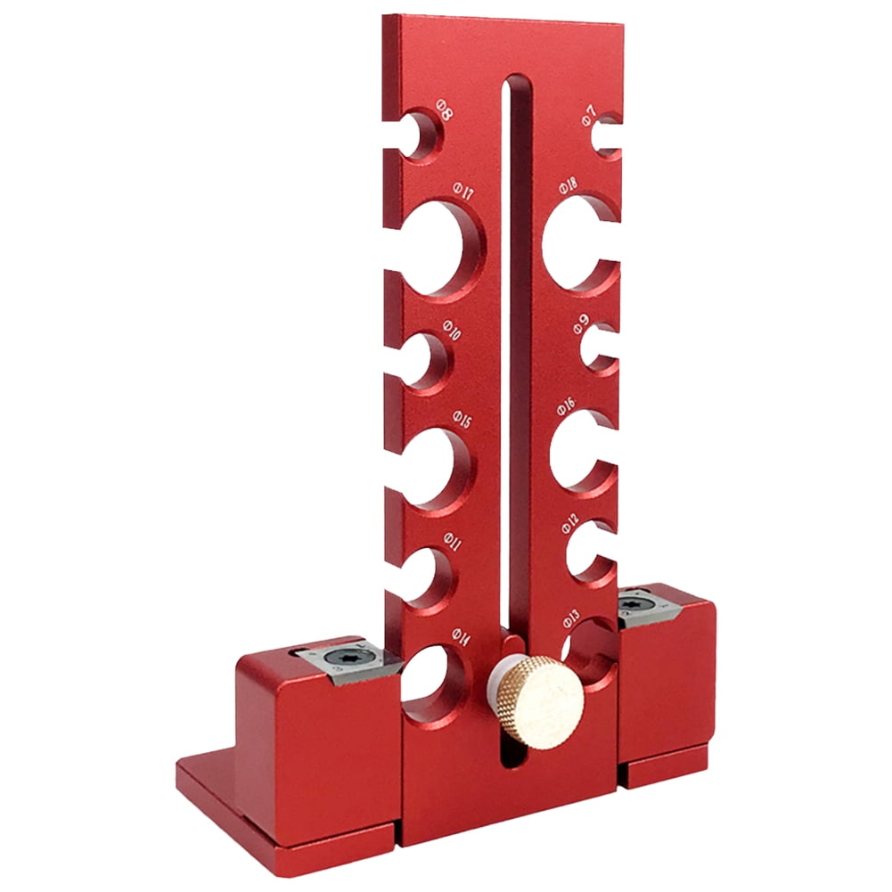 HIPKZ Adjustable Dowel Maker Jig Knob Type Double-edged Cutting Wood ...