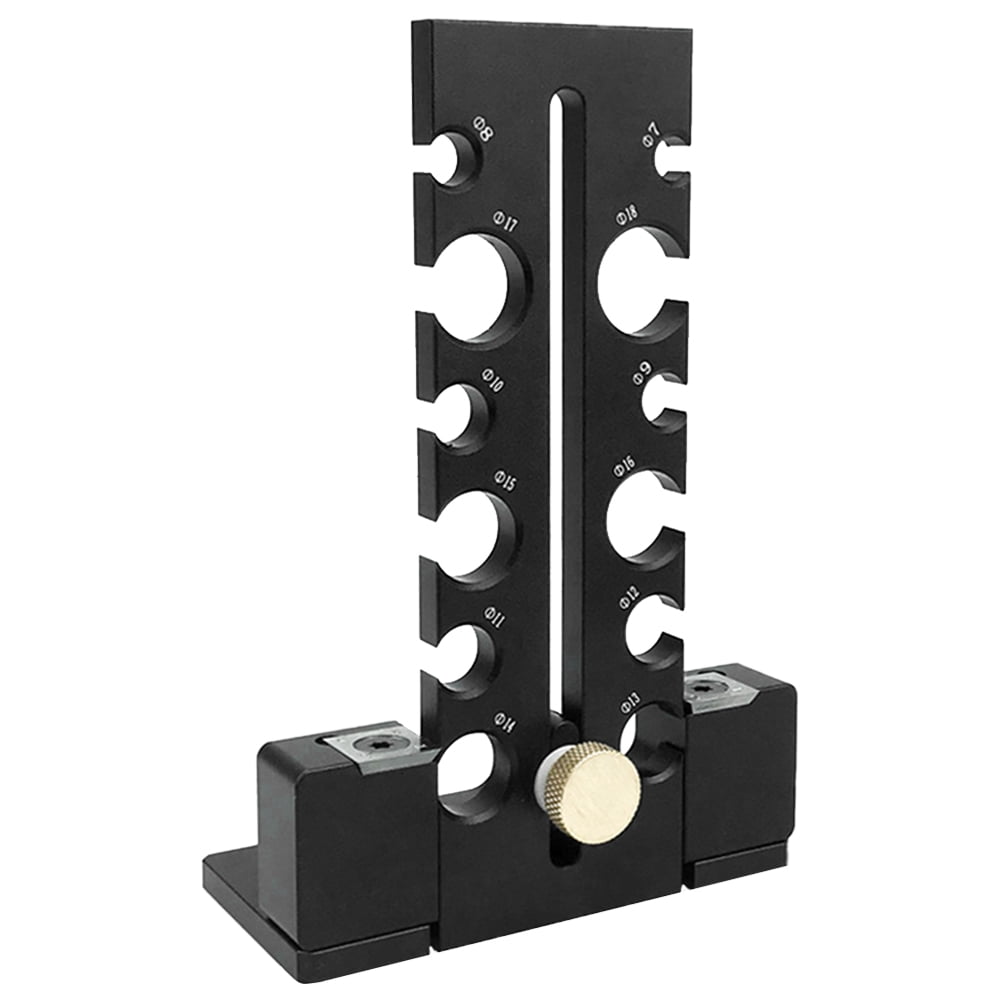 HIPKZ Adjustable Dowel Maker Jig Knob Type Double-edged Cutting Wood ...