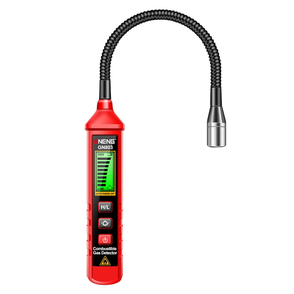 HIPKZ Adjustable Sensitivity Gas Sensor Sniffer Handheld Natural Gas ...