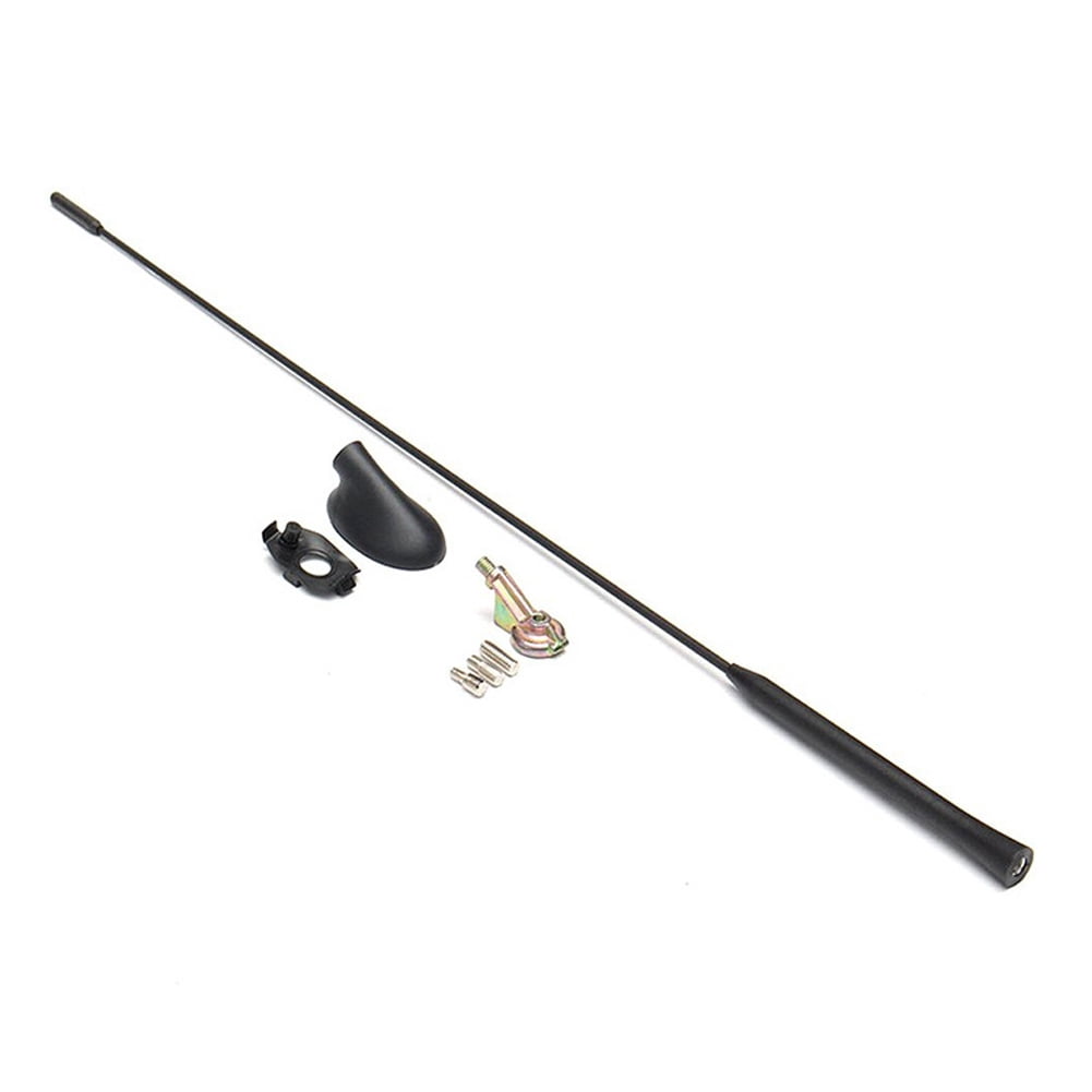 HIPKZ Antenna/aerial Mast with Base Kit Rubber Auto Roof Am Fm Aerial ...