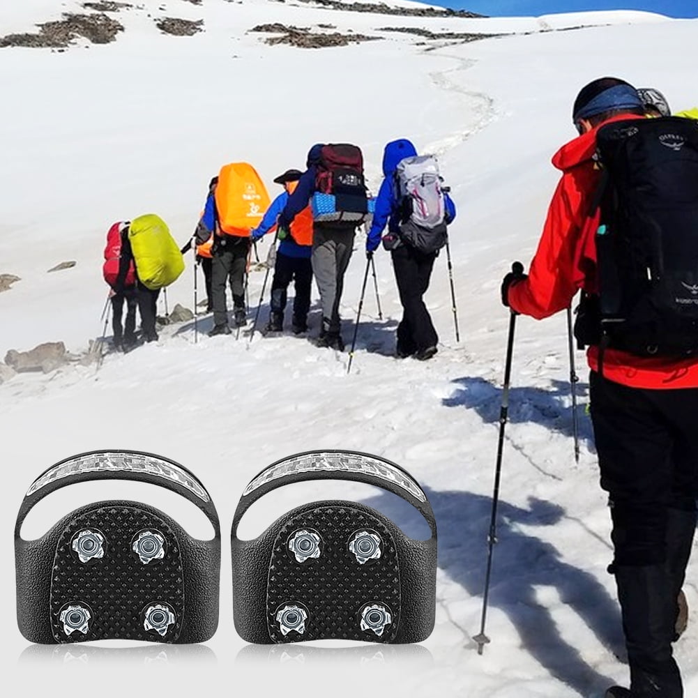 HIPKZ Anti Slip Ice Snow Grips for Shoes and Boots Traction Ice Shoes ...