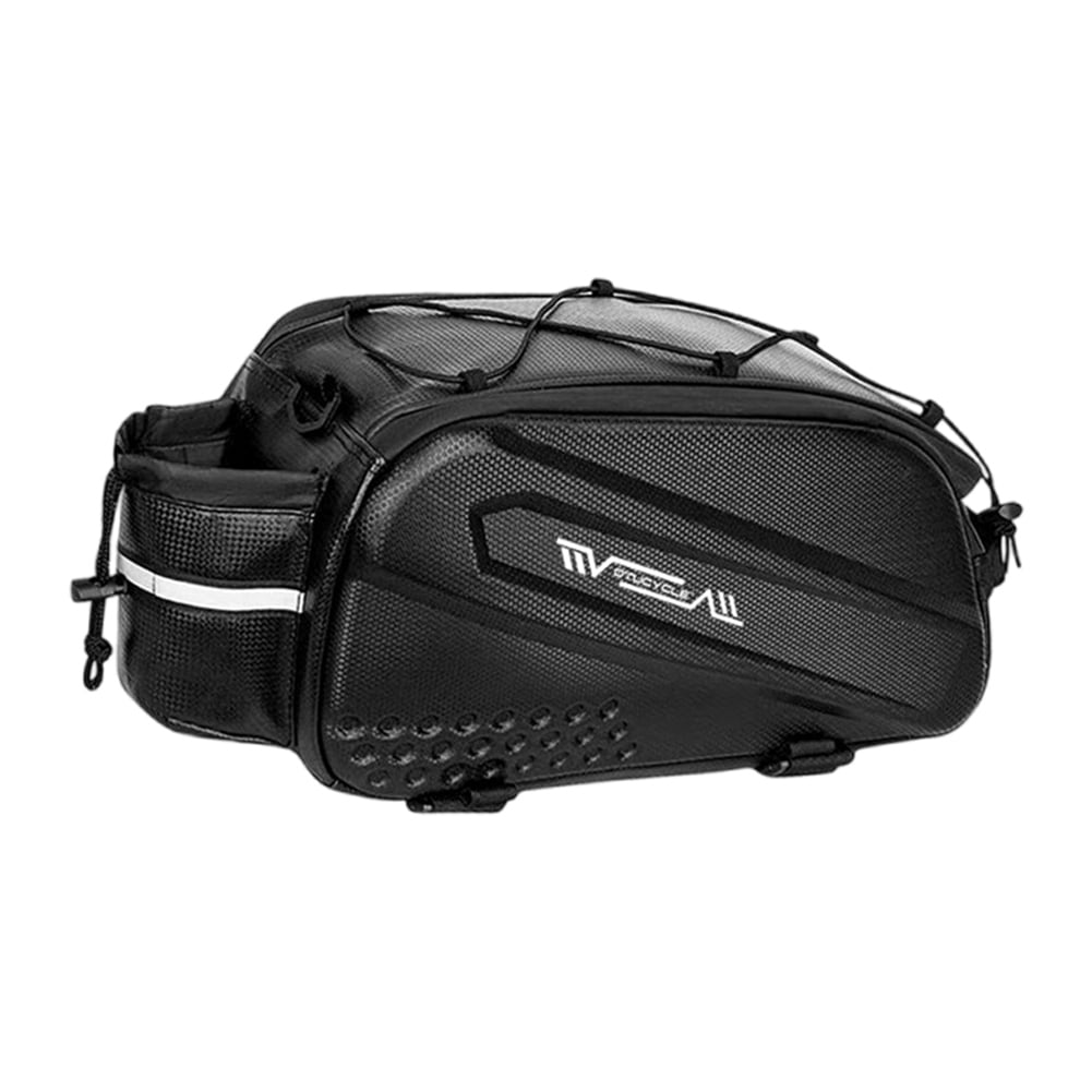 HIPKZ Bike Rear Rack Bag Trunk Bag Waterproof Multifunction Bike Cargo ...